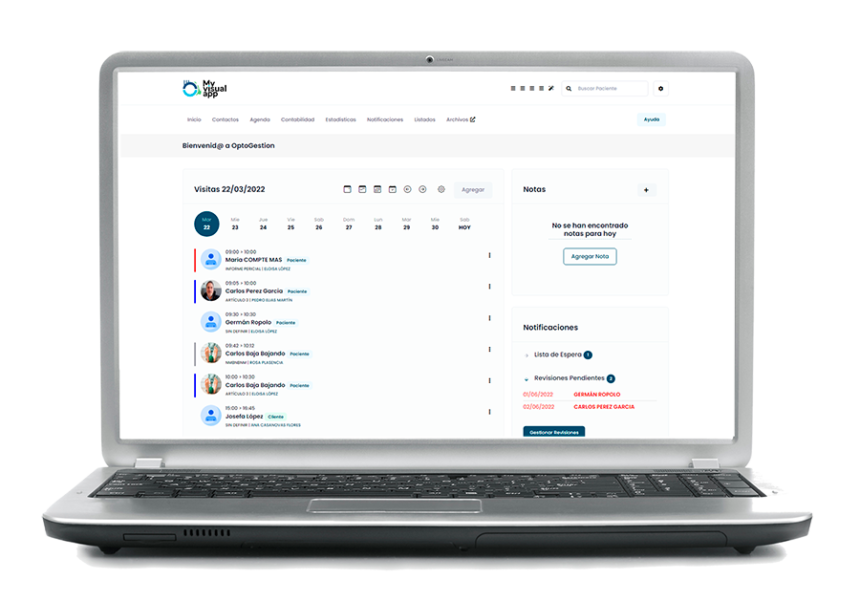 My Visual App – Aplicación online para clínicas de optometría y terapia ...
